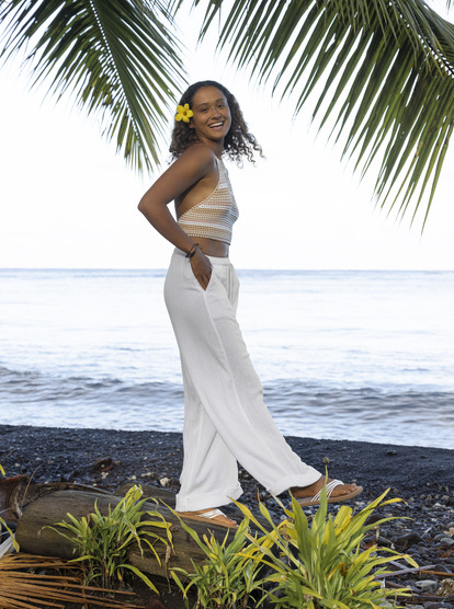 Daydreamer - Top Halter Crop de Punto para Mujer | Roxy