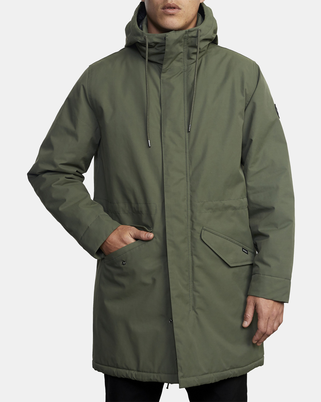 Standard Patrol Hooded Parka Jacket AVYJK00143 | RVCA