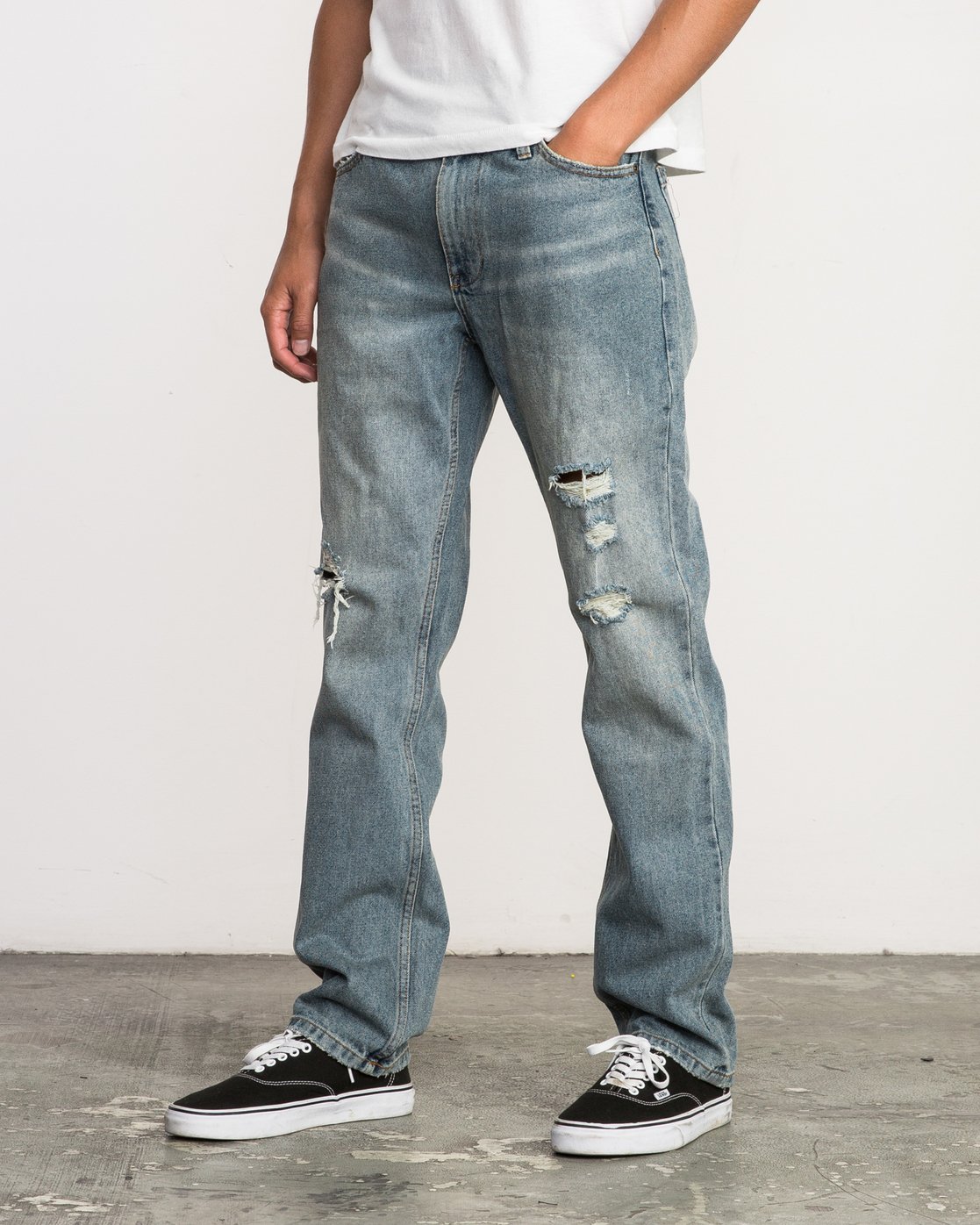 Stay RVCA Straight Fit Denim Jeans 190235513588 | RVCA