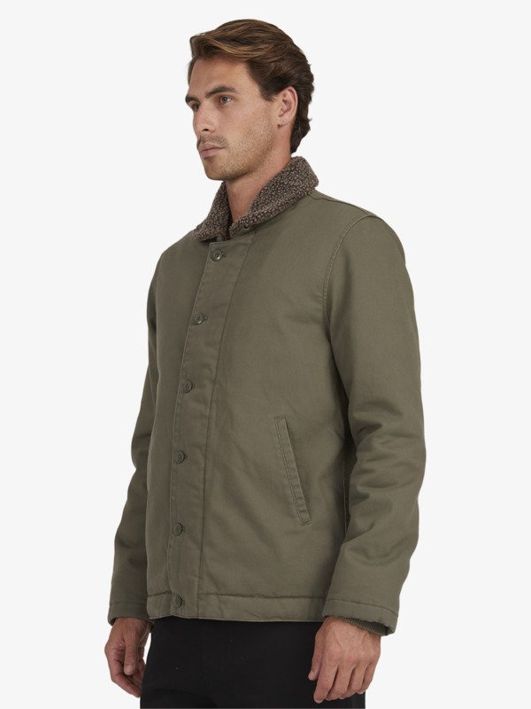 Waterman Stormy Weather - Sherpa-Lined Jacket for Men | Quiksilver