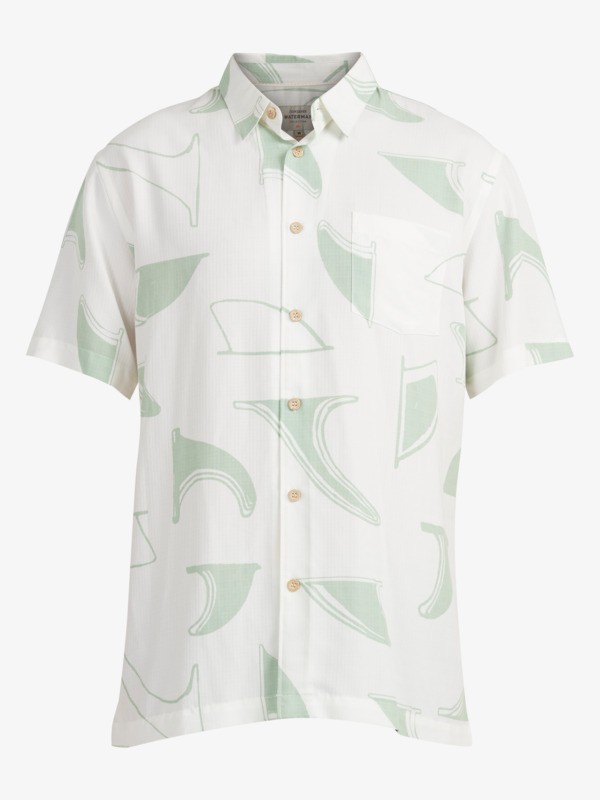Mens Waterman Fin Drop Short Sleeve Shirt | Quiksilver