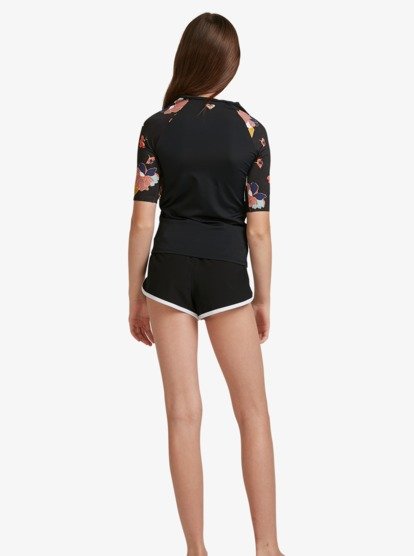 Girls 8-14 Riding Time Short Sleeve Rash Vest | Roxy Girls 8-14 Riding Time Short Sleeve Rash Vest | Roxy